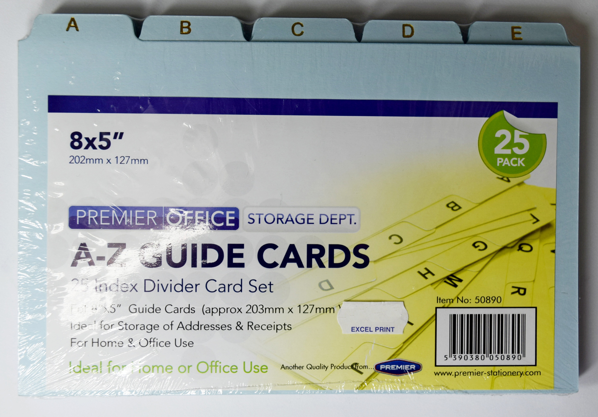 Index Boxes and Cards & Cash Boxes - Excel Print Navan